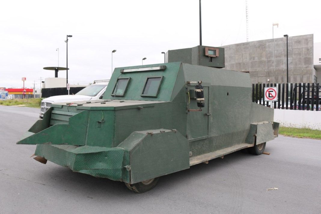 Policías de Tamaulipas aseguran 6 ‘monstruos’ blindados escondidos en ...